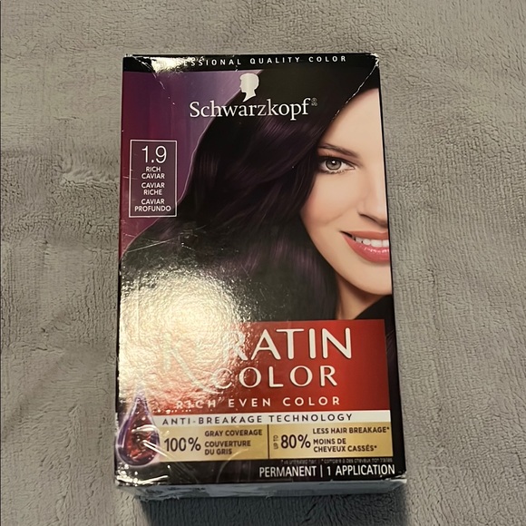 Schwarzkopf | Hair | Schwarzkopf Keratin Color Hair Dye 9 Rich Caviar ...